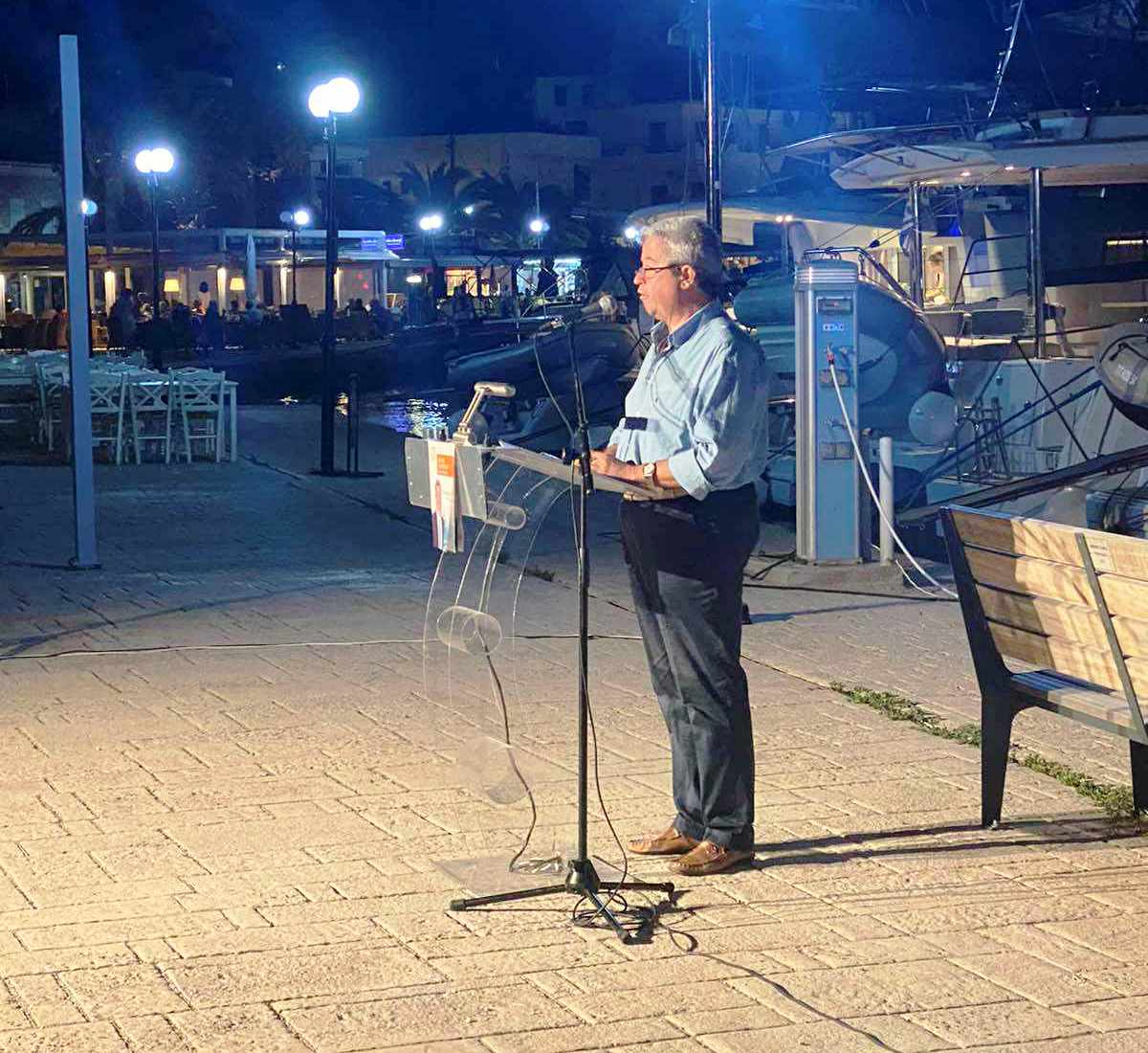 Ο Τάσος Λάμπρου και η ΕΝΔΗΕΡ επισκέπτονται σήμερα το Πόρτο Χέλι ...